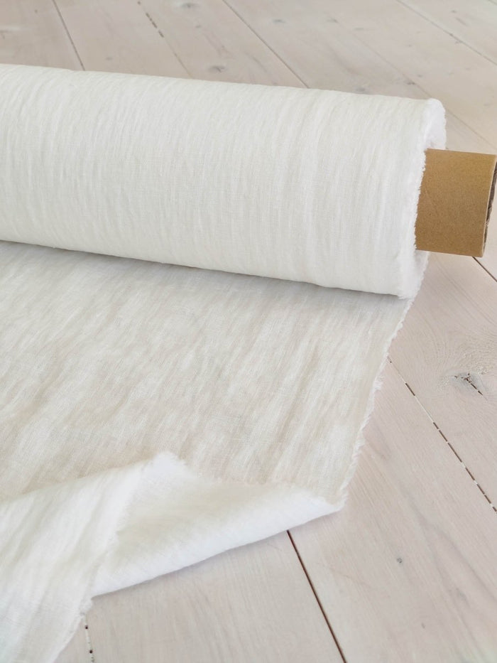 Off White Linen Fabric